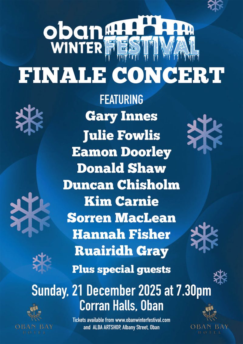 Finale Concert Oban Winter Festival 2025 at Corran Halls
